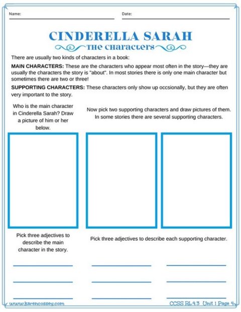 Free Reading Worksheet for a Cinderella Story | Good Kids Books