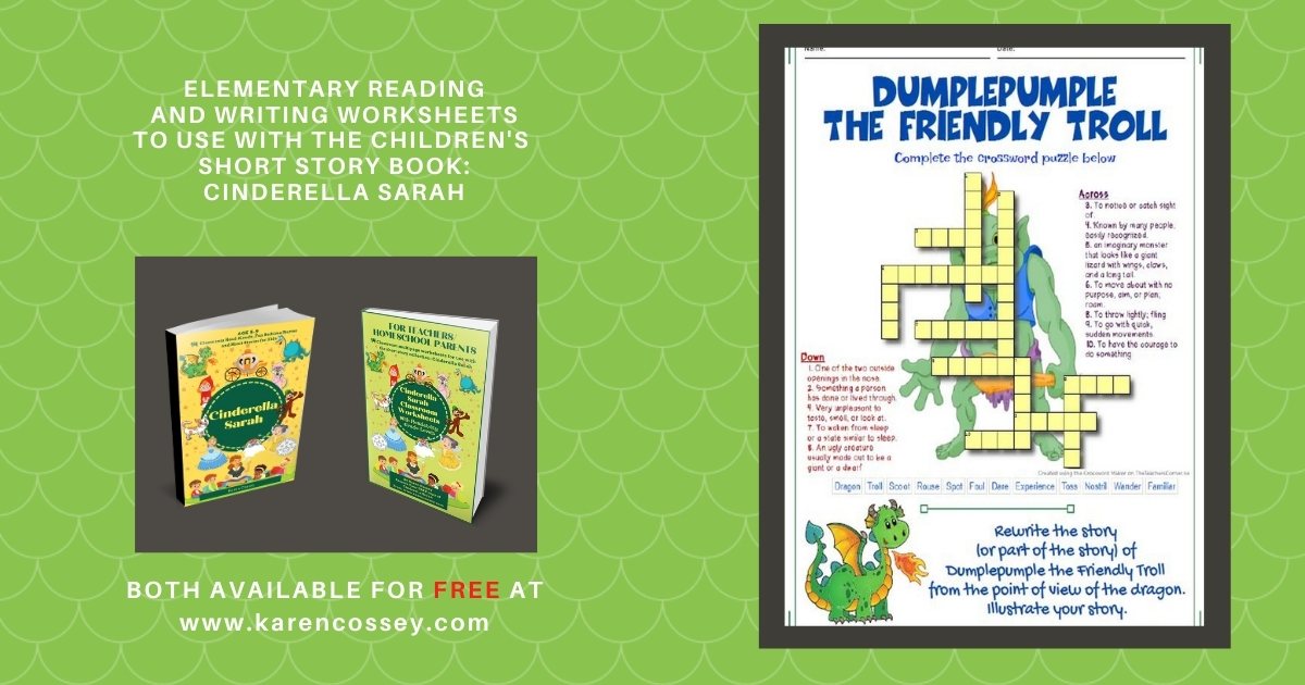 Free Reading Worksheet: Dragons and Trolls | Good Kids Books